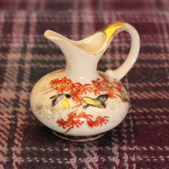 Accents | Vintage Miniature Pitcher Japan Birds | Poshmark